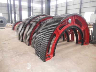 Cina Ingranaggi cilindrici esterni di abitudine della corona a dentatura interna del forno da cemento del mulino a palle dell'acciaio legato in vendita