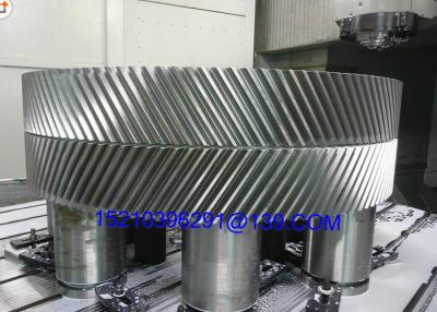 Cina Ruota di ingranaggi lavorante di CNC del doppio dente cilindrico elicoidale per 2000mm meccanici e massimi in vendita