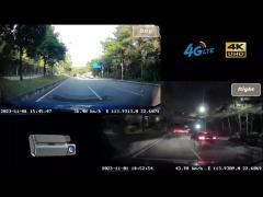 WiFi 4Gのダッシュ カム1080P HD GPS 256G SDカード車の前部背部カメラ