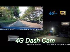 車のためのIP67 4Gのダッシュ カム二重ブラックボックスDVR完全なHD 1080p