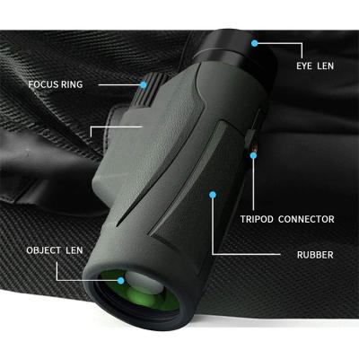 China Gevulde het Gezoemtelescoop van 12X50 HD Stikstof voor Mobiel Telefoonsbak4 Prisma Te koop
