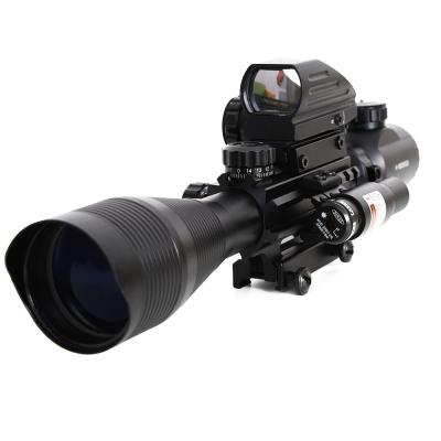 Cina portate cercare Matte Black Illuminated Tactical Scopes COMB01 del fucile di 4x-16x50mm in vendita