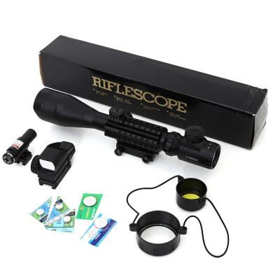 Cina portate cercare Matte Black Illuminated Tactical Scopes COMB01 del fucile di 4x-16x50mm in vendita