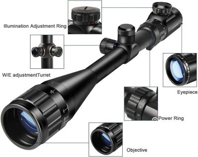 Cina la portata del fucile di caccia 6-24X50 ha illuminato il ODM dell'OEM tattico di portate in vendita