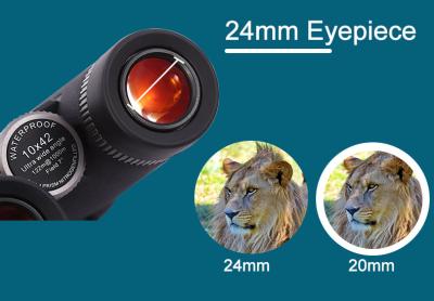 Cina Binocolo impermeabile IPX7 10x42 per il bird-watching angolo di vista ultra ampio di 7 gradi in vendita