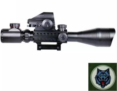 中国 4-16x50EG.照らされる戦術的な4つのレチクルの赤い点の視力および赤い視力の規模を捜す 販売のため