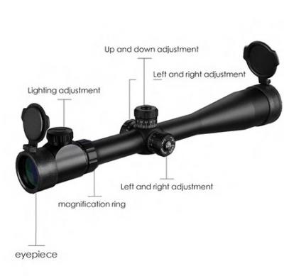 Cina 10-40x50E che cerca Riflescope Ir con il mirino ottico di parallasse laterale della ruota in vendita