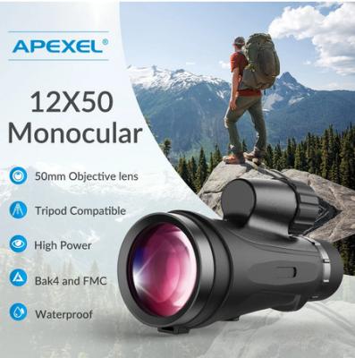 Cina il binocolo di vetro di 12X50 ED impermeabilizza l'alta definizione di Fogproof per l'esplorazione selvaggia di prospettiva in vendita