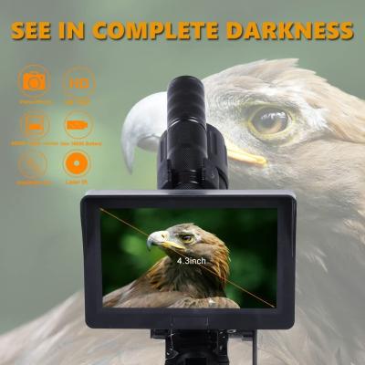 Cina Vista di visione notturna della registrazione 200-400m della foto con la torcia elettrica infrarossa del laser in vendita