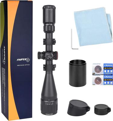 中国 赤い青緑の3色は戦術的なレチクルRiflescope 6-24x50mmを照らした 販売のため