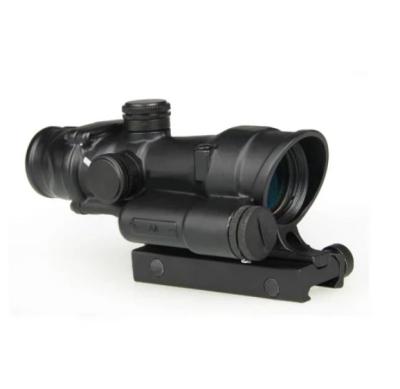 Cina Portata di alluminio forgiata di ACOG 4x32 con illuminazione doppia Mini Reflex Red Dot Scope in vendita
