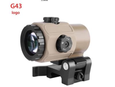 Cina Vista tattica di portata della lente G43 3x con lo spostamento del commutatore da parteggiare supporto Tan Color di QD in vendita