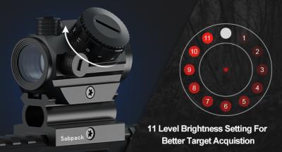 中国 sabpack red dot sight T1PRO  1x22mm Compact sight 3 MOA Red Dot 販売のため