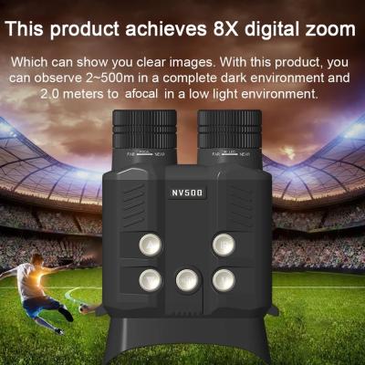 Cina Sabpack digital night vision binoculars NV500 Infrared Hunting Binocular Scope 1300ft in Full Darkness LCD Screen wit in vendita