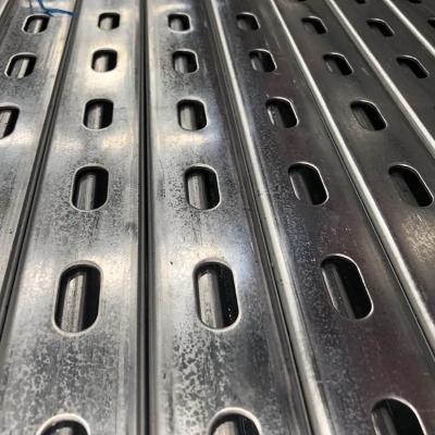 China ISO9001 Unistrut Channel Stainless Steel Brackets Perforated Galvanised 316 Stainless Unistrut for sale