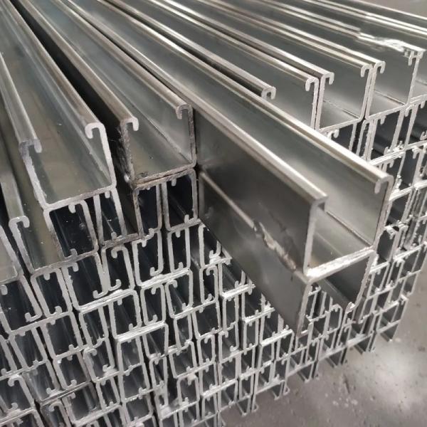 Quality Customized Unistrut 316 Stainless Steel Cold Formed Steel Strut Channel for sale