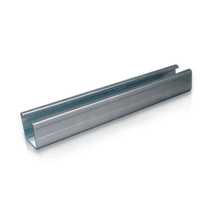 China Custmoized Galvanized Slotted Strut Channel Unistrut Solar Mounting Bracket C Channel Steel for sale