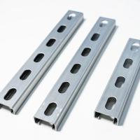 Quality Hot Dipped Galvanized Metal C Channel Rail / 1 5 8 Galvanized Strut Custmoized for sale