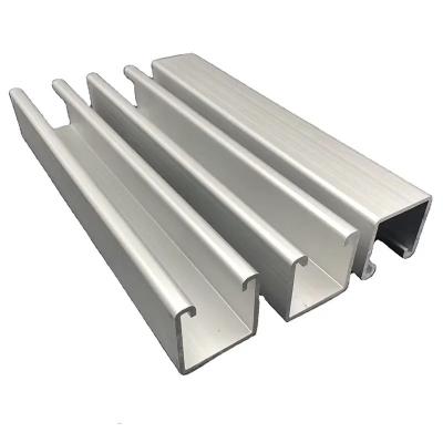China Hot Rolled Cold Formed Aluminium Strut Channel Standard Size Solar Strut Metal Bracket C Channel for sale