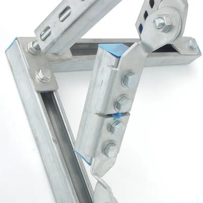 China Custom Hot Dipped Galvanized Steel Seismic Retrofit Brackets ODM OEM for sale