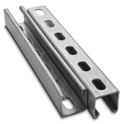 China Corrosion Resistant Cable Tray Seismic Bracing For Ladder Cable Tray Metal Slotted Channel for sale