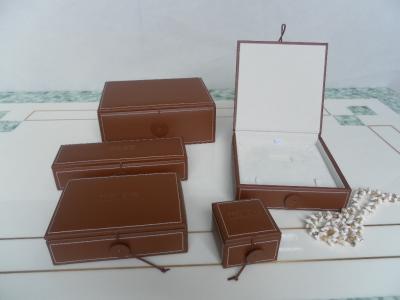 China leatheroid jewelry boxes,ring box,earring box,pendant box,set jewelry box for sale