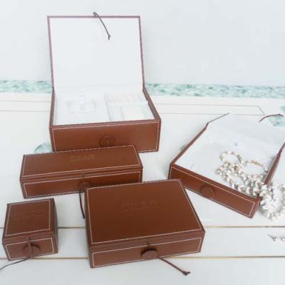 China leatheroid jewellery boxes,ring box,earring box,set jewellery box for sale