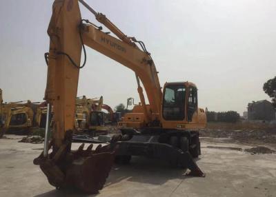 Cina Peso originale 21800kg di Hyundai 220 dell'escavatore della ruota di seconda mano della Corea in vendita