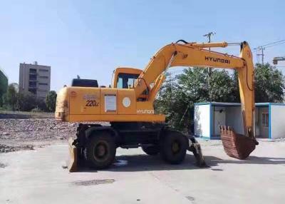 Cina Peso originale 21800kg di Hyundai 220 dell'escavatore della ruota di seconda mano della Corea in vendita