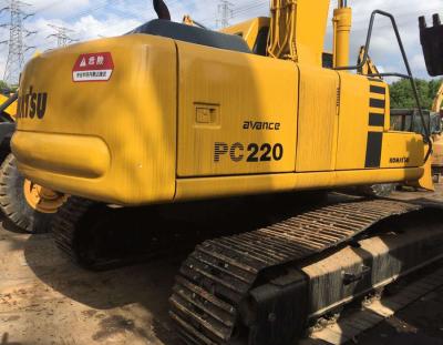China 2016 máquina escavadora usada do ano 18M Long Boom PC220 KOMATSU à venda