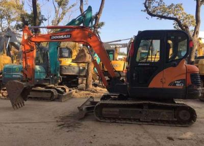 Cina Il CE 0.3M3 Daewoo Doosan DX60 ha utilizzato l'escavatore del cingolo in vendita