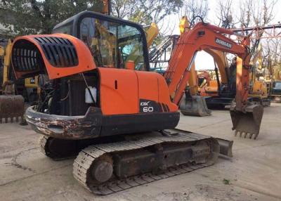 Cina Il CE 0.3M3 Daewoo Doosan DX60 ha utilizzato l'escavatore del cingolo in vendita