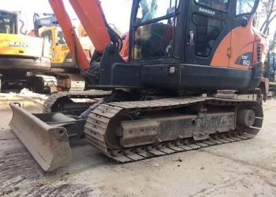 Cina Il CE 0.3M3 Daewoo Doosan DX60 ha utilizzato l'escavatore del cingolo in vendita