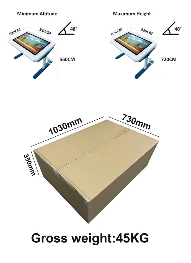 32-inch Android smart touch table packaging