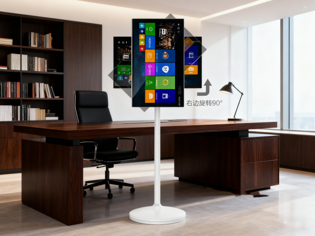 Portable Smart TV Stand - Technical Diagram