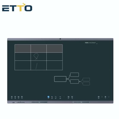 China 65 Inch B type AI Empowered Smart Interactive Whiteboard with Android 14 and 48MP Camera for Education and Conference for sale