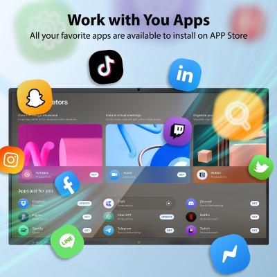 China 40 Point IR Touch Interactive Whiteboard 98 Inch for Schools B type for sale