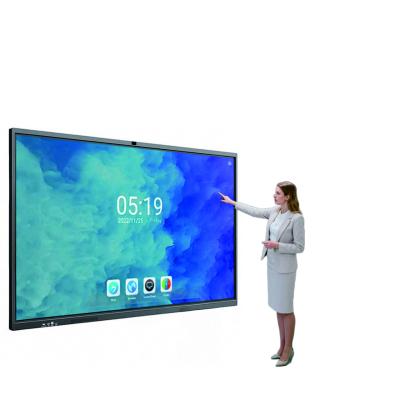 China 110 Inch A Type Ai Dual System Finger Touch Smart Interactive Whiteboard for sale
