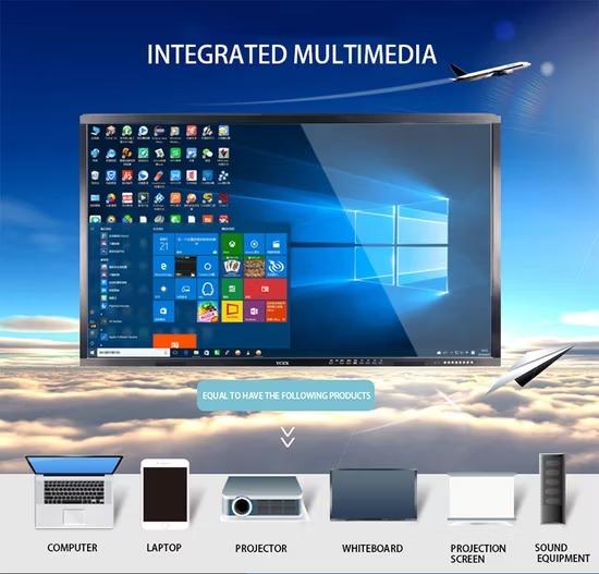 Quality 110 Inch Basic Interactive Whiteboard LCD Display Educational Equipment at for sale