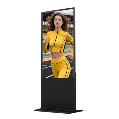 China Wide View High Quality Infrared Touch Floor Standing Digital Advertising Kiosk for Shopping Mall and Commercial Use for sale