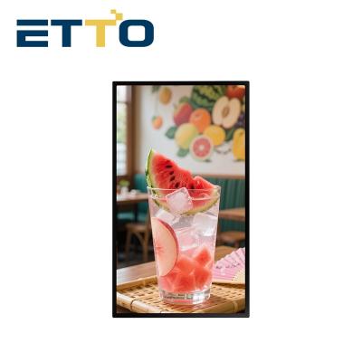 China Good Quality 98 Inch Advertisement Display Screen Android System LCD High Lights Digital Signage Display for sale