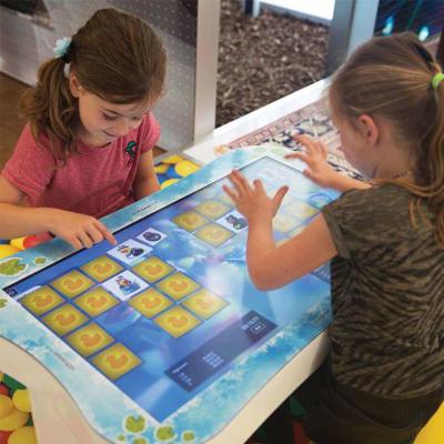 China 43 Inch Interactive Touch Table with Android 11 OS 4G RAM and A55*4 1.9GHZ/Custom Chipset for Indoor Use for sale