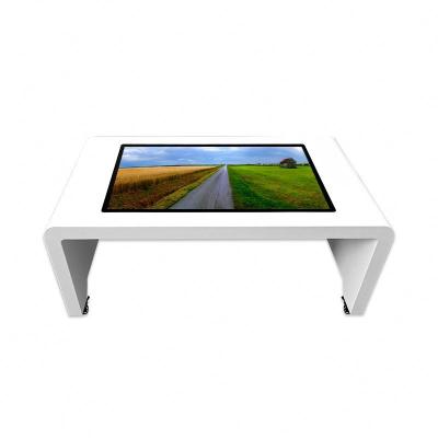 China 43 Inch 2021 New Product Recreation Center Restaurant Game Lcd Coffee Display Menu Table Touch Screen Price for sale