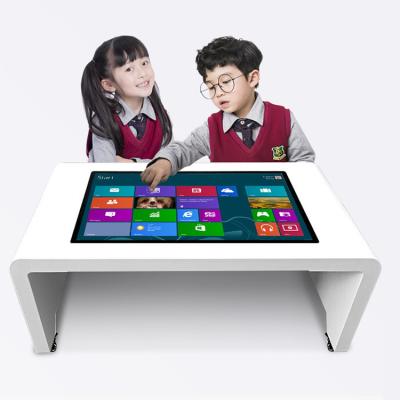 China 43 Inch Android 11 Touch Table with 10 Points Capacitive Touch and 1 Year Warranty for Indoor Digital Gaming for sale