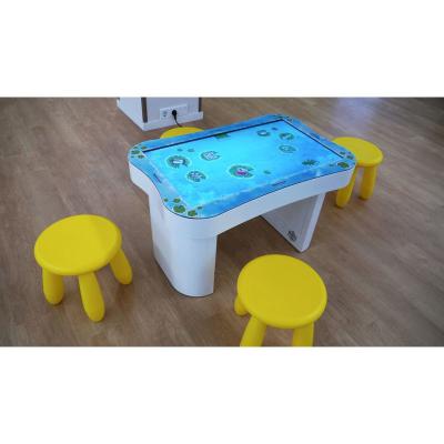 China 43inch 4K Resolution Touch Table with 10 Points Capacitive Touch and OPS11 Support for Restaurants for sale