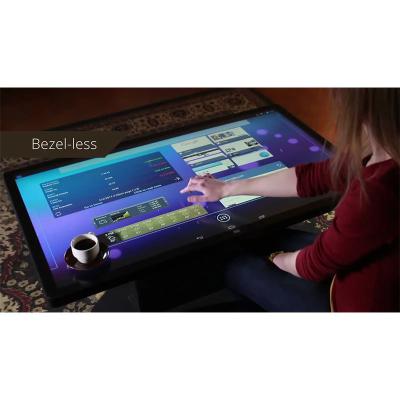 China 43 Inch Android 11 Touch Table with 4K Resolution and 1 Year Warranty for Indoor Interactive Use for sale