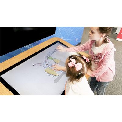 China 43 Inch Android 11 Interactive Touch Table with 4K Resolution and 10 Points Capacitive Touch Screen for sale