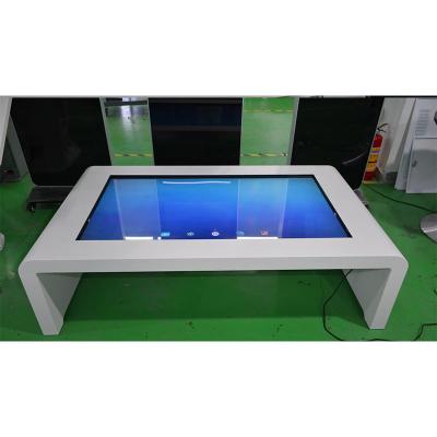 China 43 Inch Android 11 Interactive Touch Table with 4K Resolution and 10 Points Capacitive Touch Screen for sale