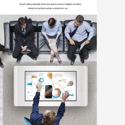 China 43 Inch Android 11 Interactive Touch Table with 4K Resolution and 10 Points Capacitive Touch Screen for sale