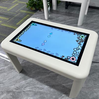 China Coffee Round Ludo Multi Touch Screen Smart Table Android Wifi 4K 32 Inch for sale